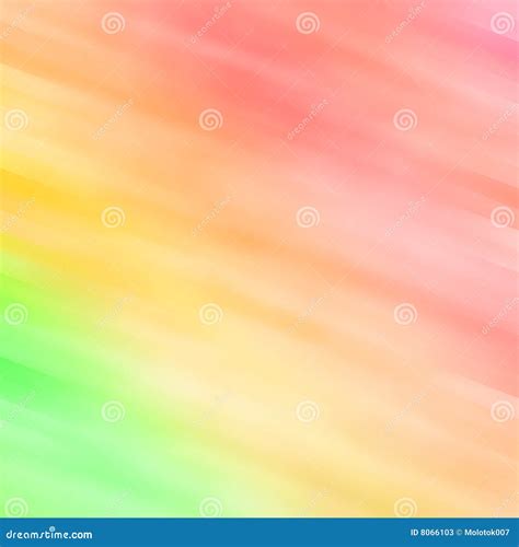 Fond Abstrait En Vert Jaune Et Orange Illustration Stock