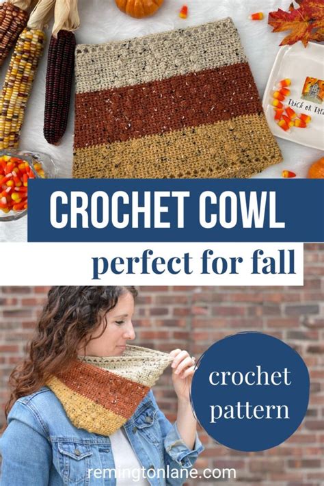 Crochet Cowl Pattern For Fall Remington Lane Crochet