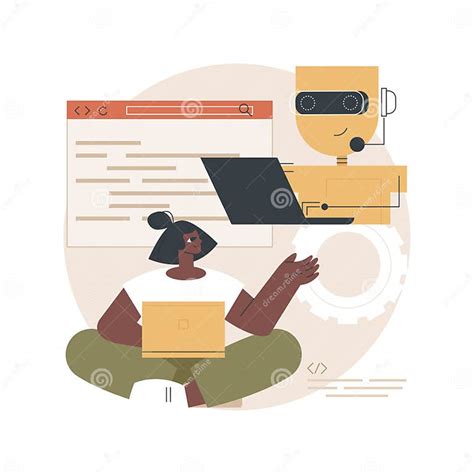 Open Automation Architecture Abstract Concept Vector Illustration