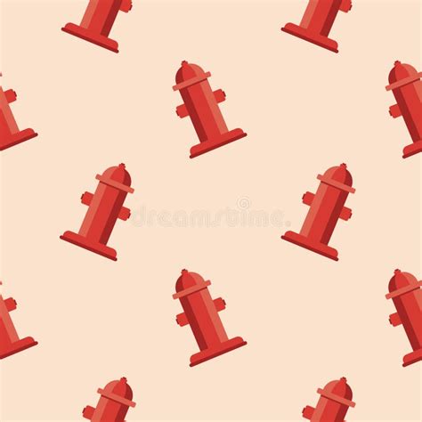 Water Hydrant Seamless Pattern Vector Illustration Stock Vector Illustration Of Equipment