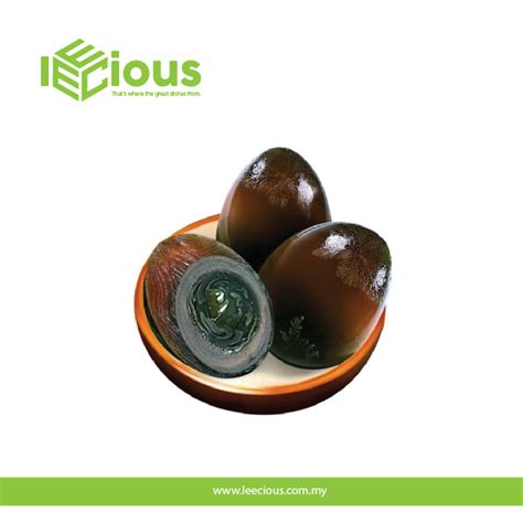 Leecious Fresh Chicken Century Eggs 4pcs Shopee Malaysia