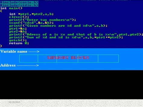 Pointers In C Programming Pptx Programming Languages Computing
