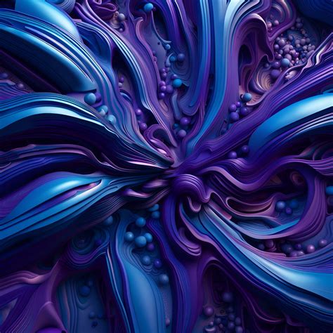 Blurple Abstract Ai Generated Artwork Nightcafe Creator