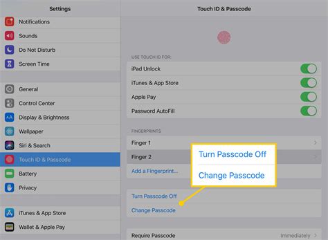 How To Set Or Change Your IPad Passcode And Fingerprint