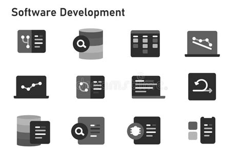Scrum Board Agile Methodology Software Development Stock Vector