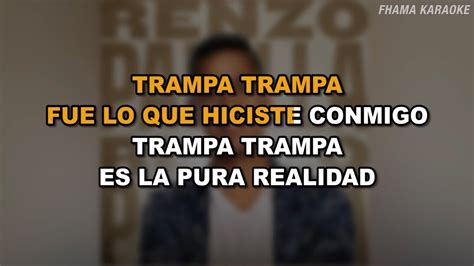 Renzo Padilla Trampas Coros En Vivo Karaoke Demo Youtube