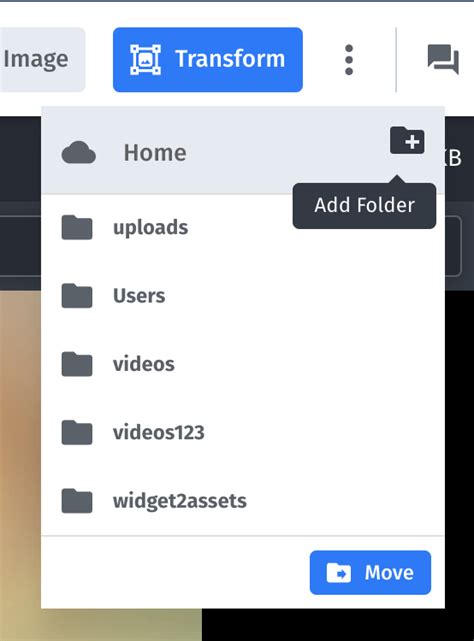How To Move An Asset From One Folder To Another Cloudinary Support