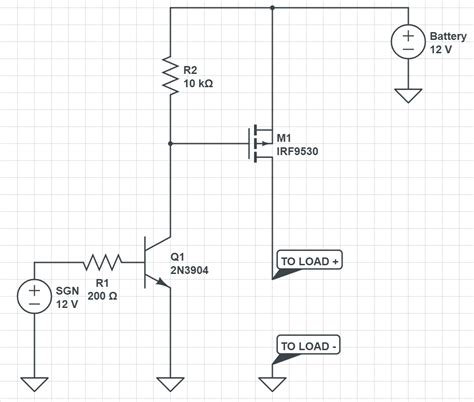 Transistors Troubleshoot Simple Mosfet Switching Circuit Automotive