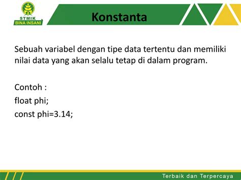 Pertemuan 3 Tipe Data Ppt