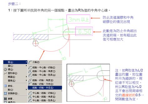模具香蕉牛角进胶的设计规范 设计资料