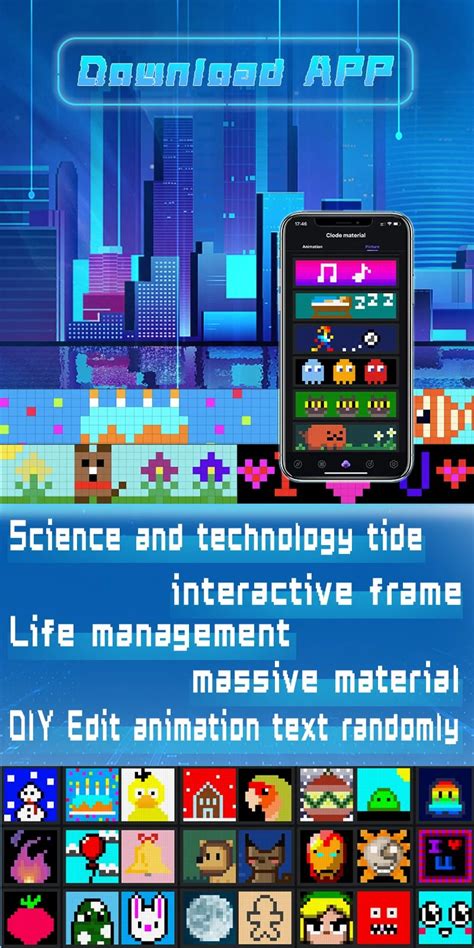 Ws2812b Diy Smart Led Matrix Pixel Panel Lamp Addressable Rgb Pattern Graffiti Scrolling Text