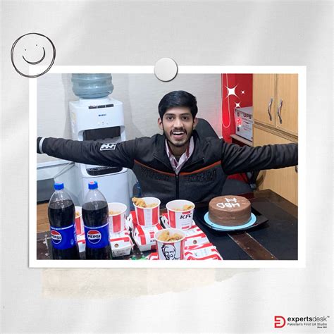 Muhammad Haris On Linkedin Birthday Celebration