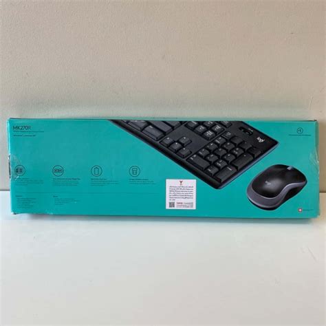 Logitech MK R Wireless Keyboard Mouse New In Box S