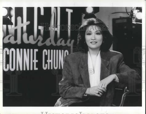 Press Photo Connie Chung Host Of Saturday Night With Connie Chung Cv