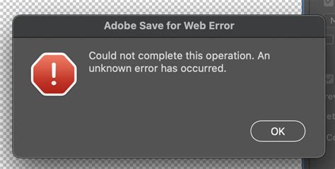 Solved Fixed Unable To Export Save For Web In Photoshop Adobe