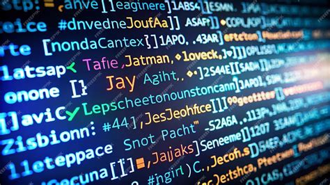 Software Source Code Program Code Code On A Computer Screen Premium Ai Generated Image