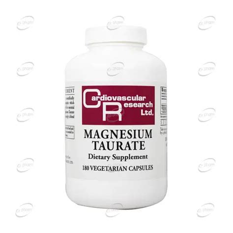 Magnesium Taurate капсули за дневен прием на магнезий и тонус
