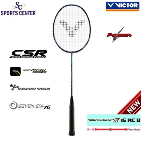 Jual New Color Raket Badminton Victor Thruster K 15 Tk 15 Tk15 Nc