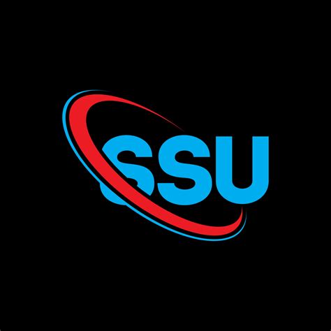 Logotipo De Ssu Letra Ssu Diseño Del Logotipo De La Letra Ssu
