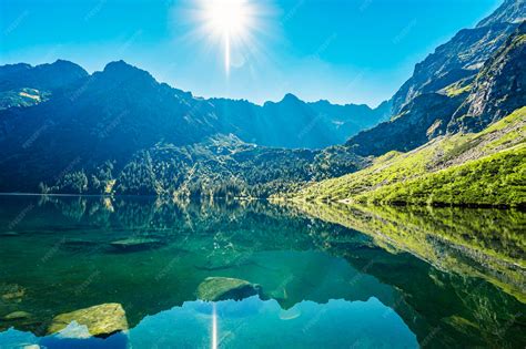 Premium Photo Tatra National Park In Poland Famous Mountains Lake