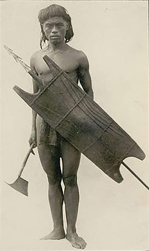 Original Philippines Late 19th Century Filipino Bontoc Igorot Headhunt International Military