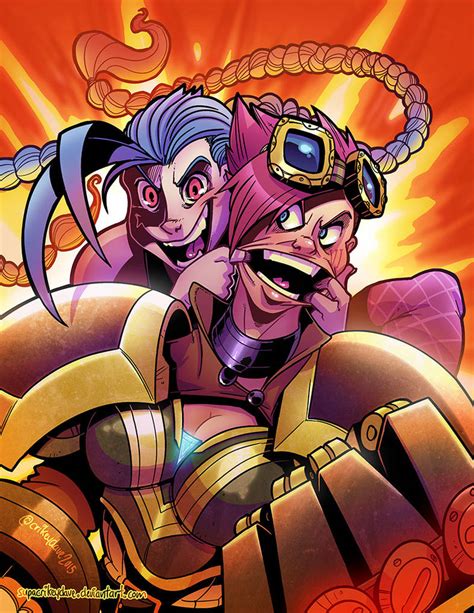 Jinx And Vi By Supacrikeydave On Deviantart