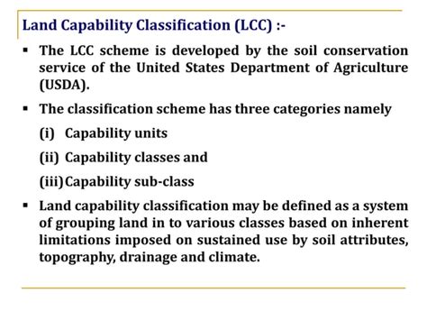 Land Capability Classification Pdf