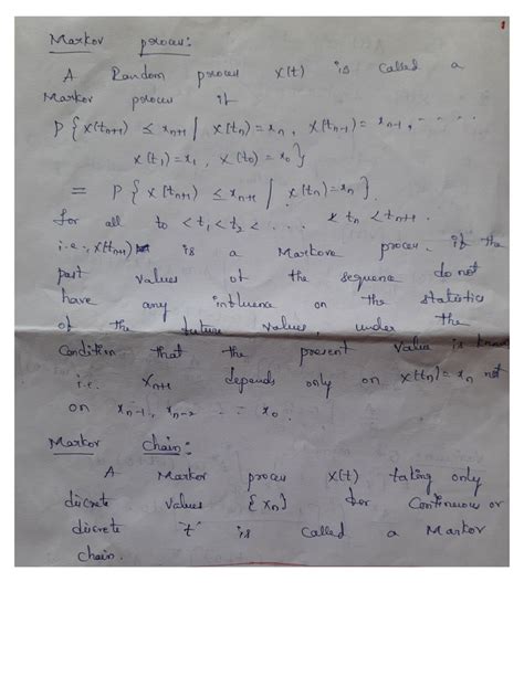 Unit 5 Part 2 Stochastic Regular Irreducible Matrices Pdf