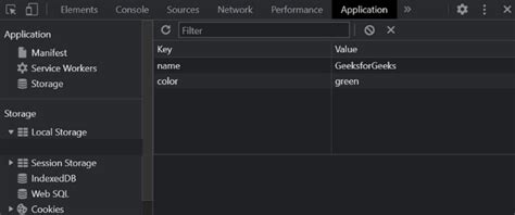 Javascript Localstorage Geeksforgeeks
