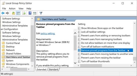 How To Prevent Others From Pinning Or Unpinning Apps From The Windows Taskbar