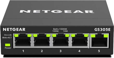 Netgear GS305E 5 Port LAN Gigabit Ethernet Switch Amazon De Computer Accessories