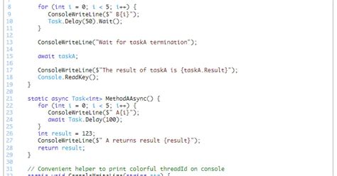 C async und await im Detail erklärt