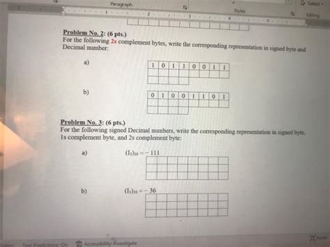 Solved Problem No 2 6 Pts For The Following 2 S