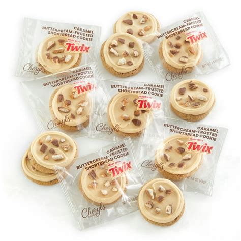 Cheryls Cookies Caramel Buttercream Shortbread With Twix¬Æ Bar Pieces