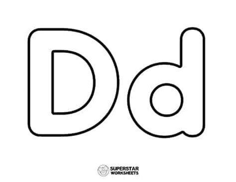 Printable Alphabet Letter Templates Superstar Worksheets