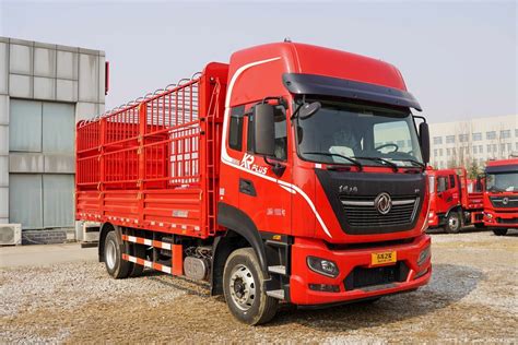 【图】东风商用车 天锦kr Plus 舒适版 290马力 4x2 68米仓栅式载货车国六高顶双卧dfh5170ccyex7实拍