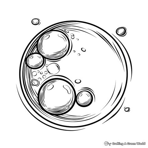 Water Bubble Coloring Pages 2025