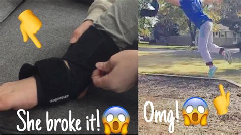 Did She Break Her Leg 😱 Youtube