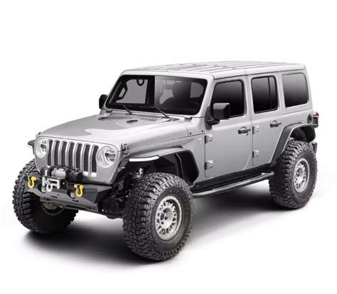 Rugged Ridge 18 Jeep Wrangler Jl Metal Max Fender Flares Rugged