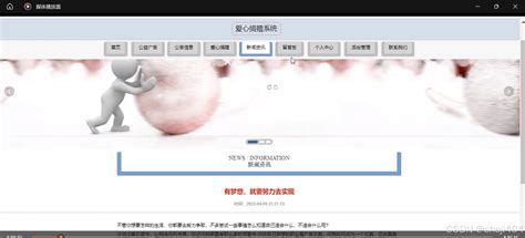基于ssmvue爱心捐赠系统开题报告程序论文java Csdn博客
