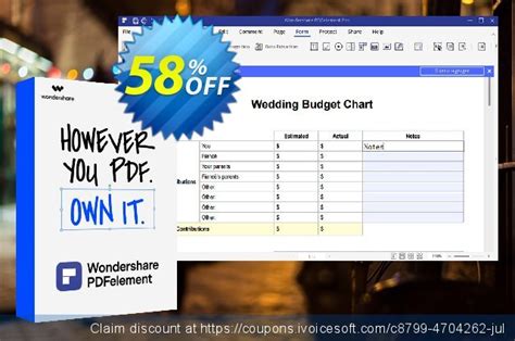 58 Off Wondershare Pdfelement With Ocr Lifetime Coupon Code Sep