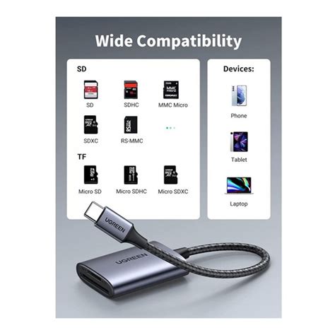 UGREEN In USB C Hub SD Card MicroSD In Lebanon With Warranty Phonefinity