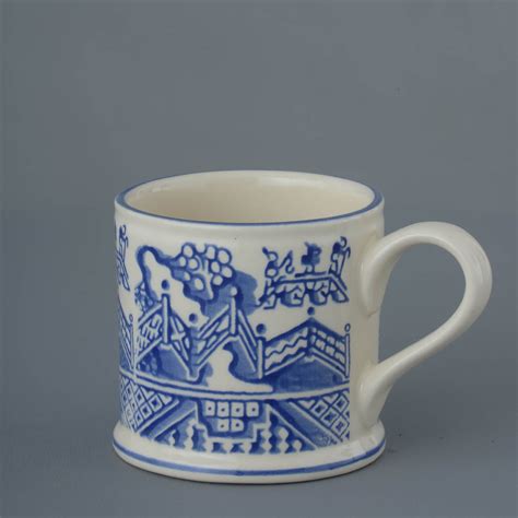 Mug Large Willow Pattern Simon Dorrell Brixton Pottery