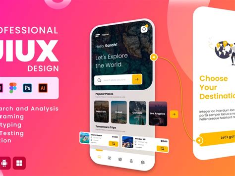 Modern And Aesthetic Mobile App Ui Ux Design In Figma Or Adobe Xd Upwork