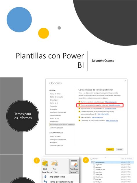 Plantillas Power Bi Json Pdf