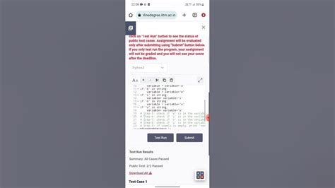 Grpa 3 Week 2 Python Iitmadrasonlinedegree Iitmadras Programminginpython Youtube