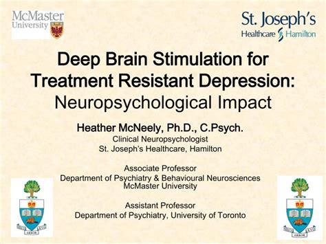 Ppt Deep Brain Stimulation For Treatment Resistant Depression Neuropsychological Impact