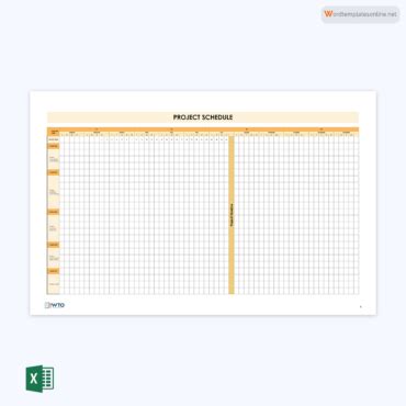 Free Project Schedule Templates For Excel