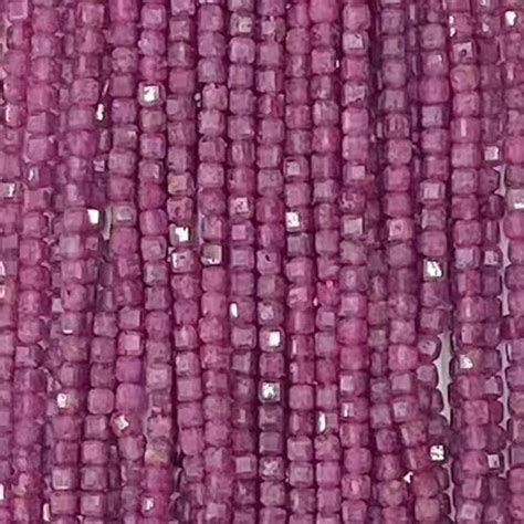 Natural Ruby Beads Etsy