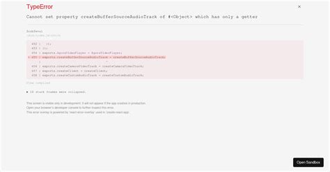 Agora Rtc React Codesandbox